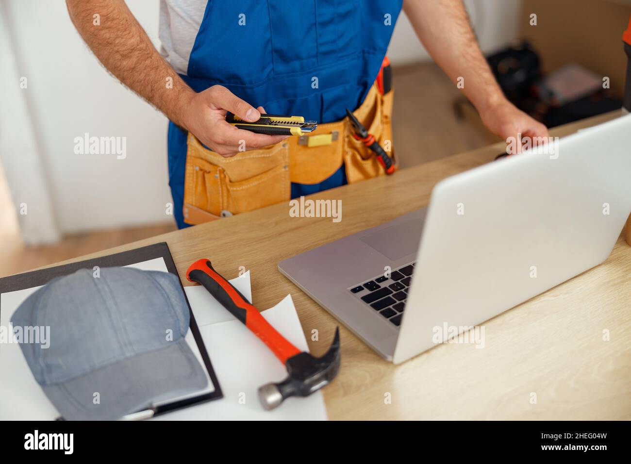Utility uniform hi-res stock photography and images - Alamy
