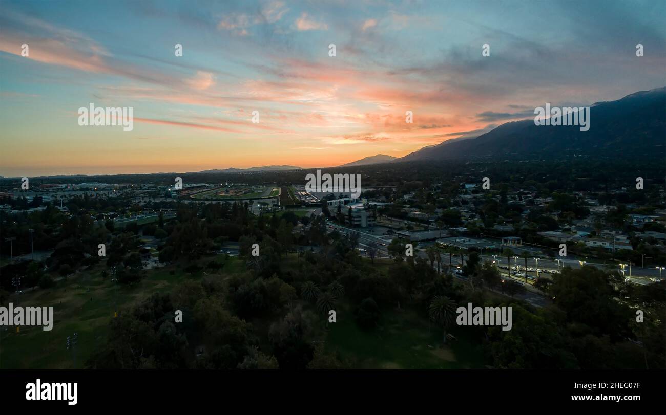 Monrovia aerial hi-res stock photography and images - Alamy