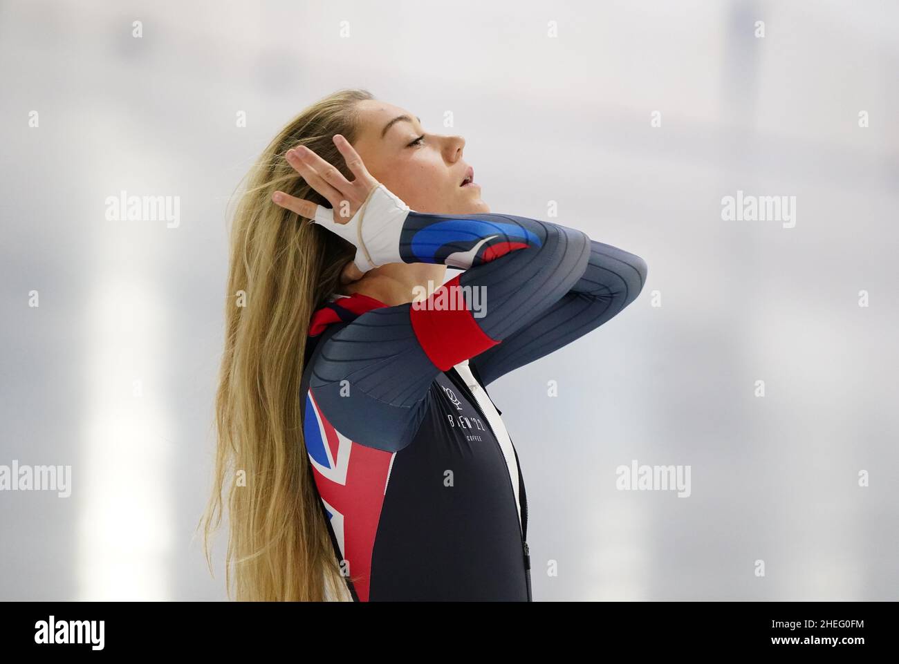 Ellia Smeding (GBR) in 1000 meter women during ISU European ...