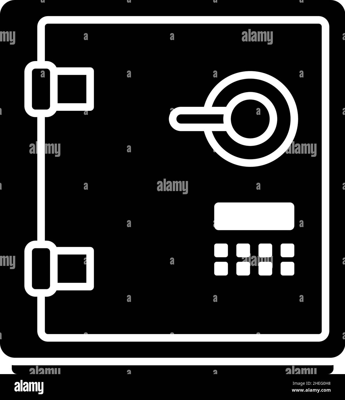 Strongbox safety money icon vector hi-res stock photography and images ...