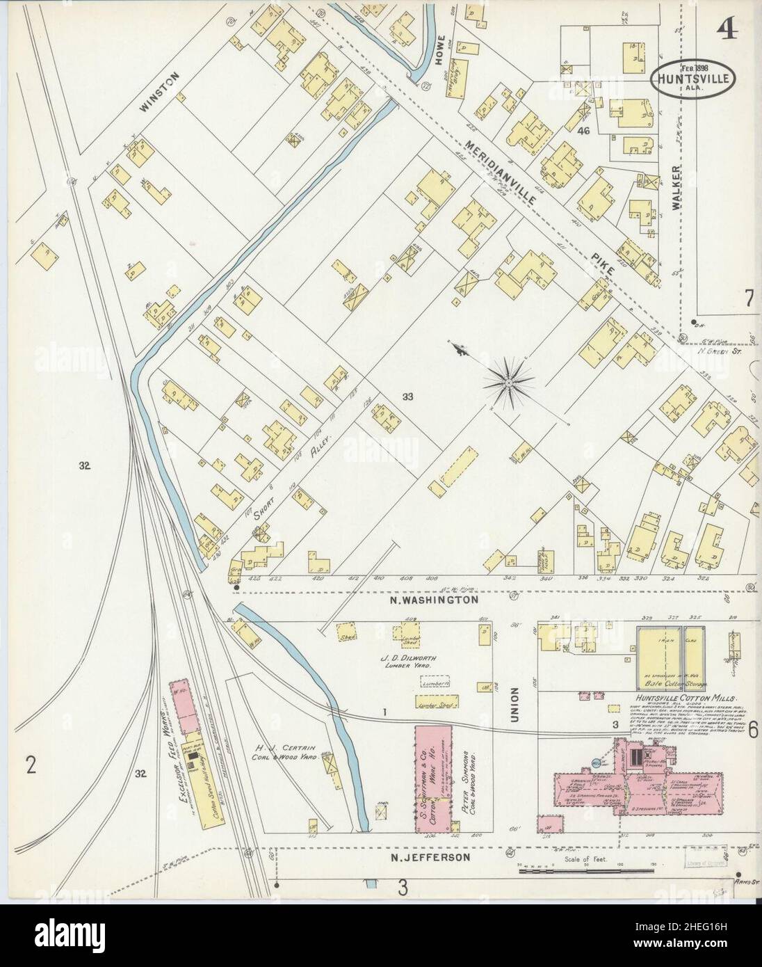 Map of huntsville alabama hi-res stock photography and images - Alamy
