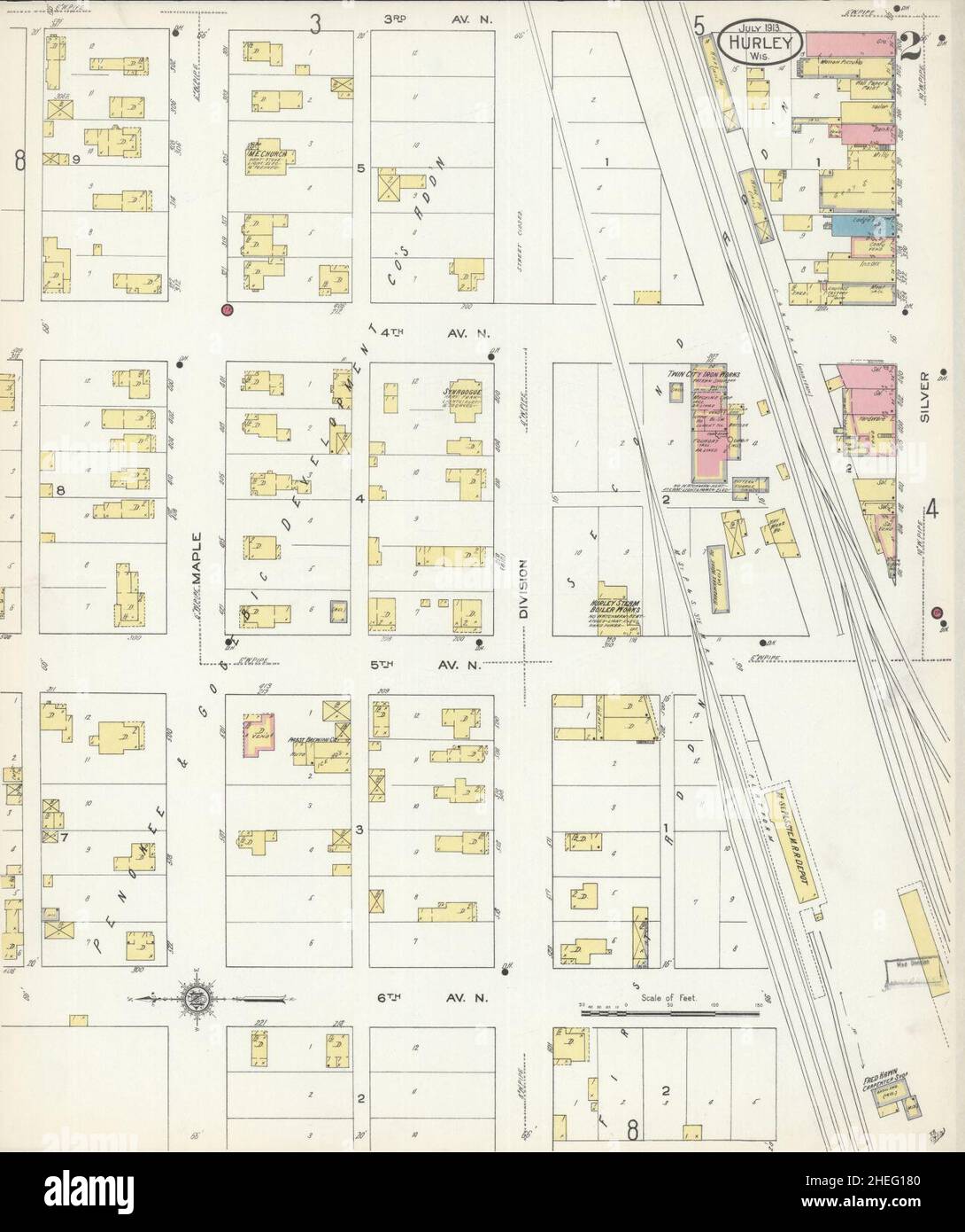 Map of hurley hi-res stock photography and images - Alamy