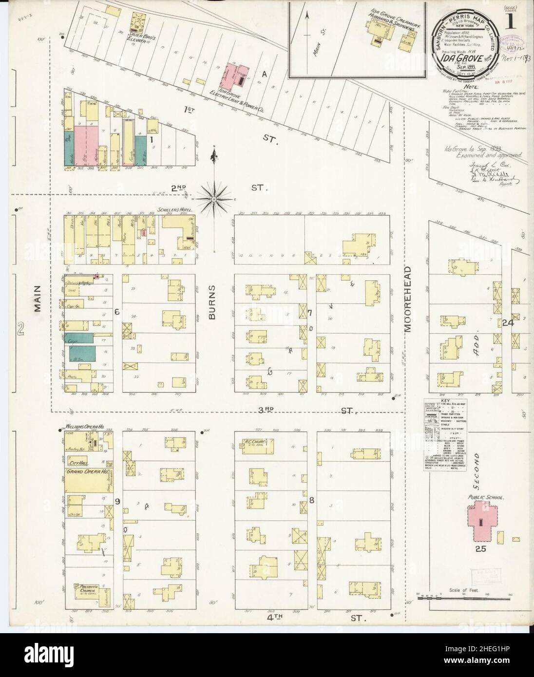 Ida county map hi-res stock photography and images - Alamy