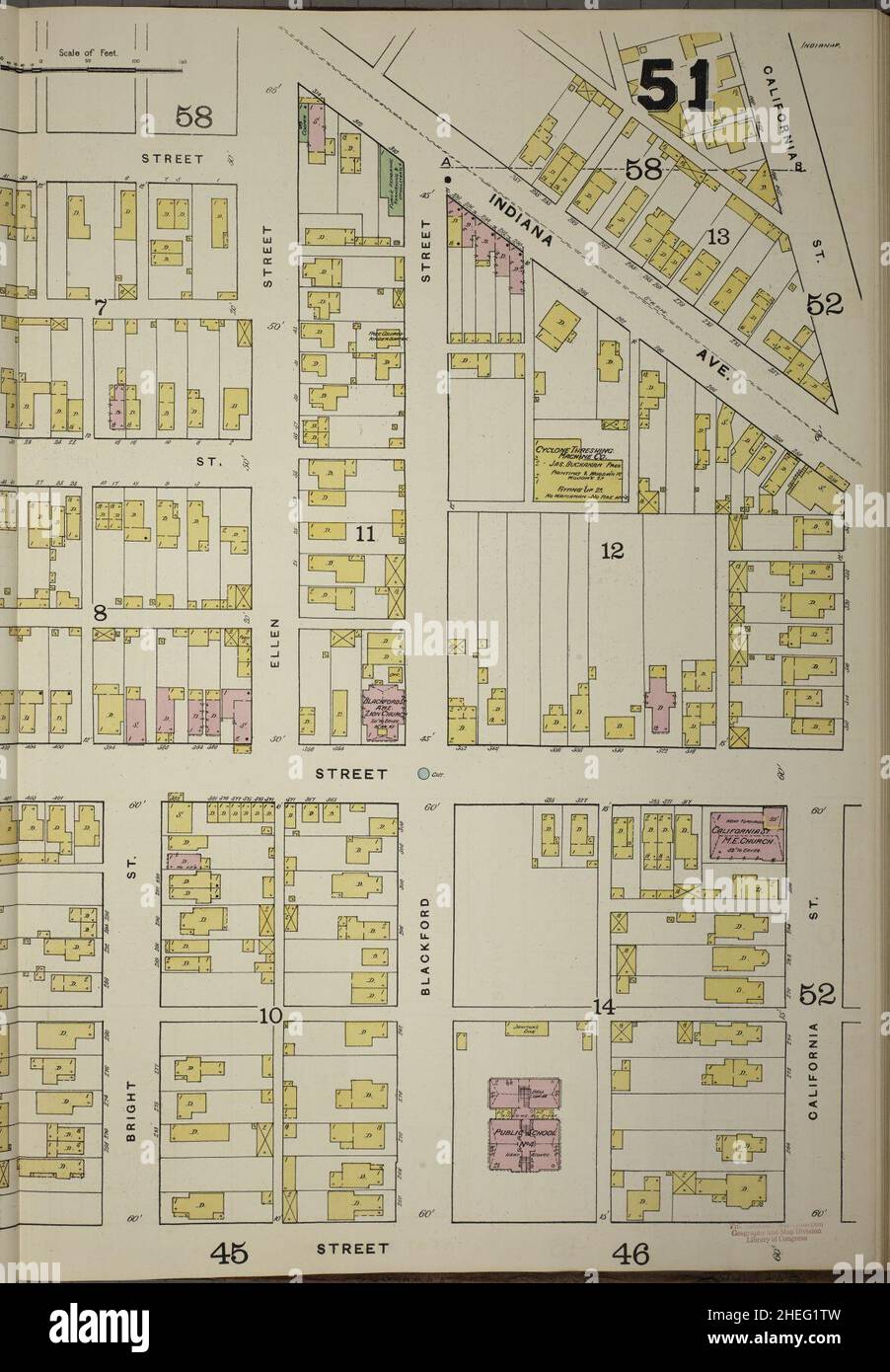 Marion indiana map hi-res stock photography and images - Alamy