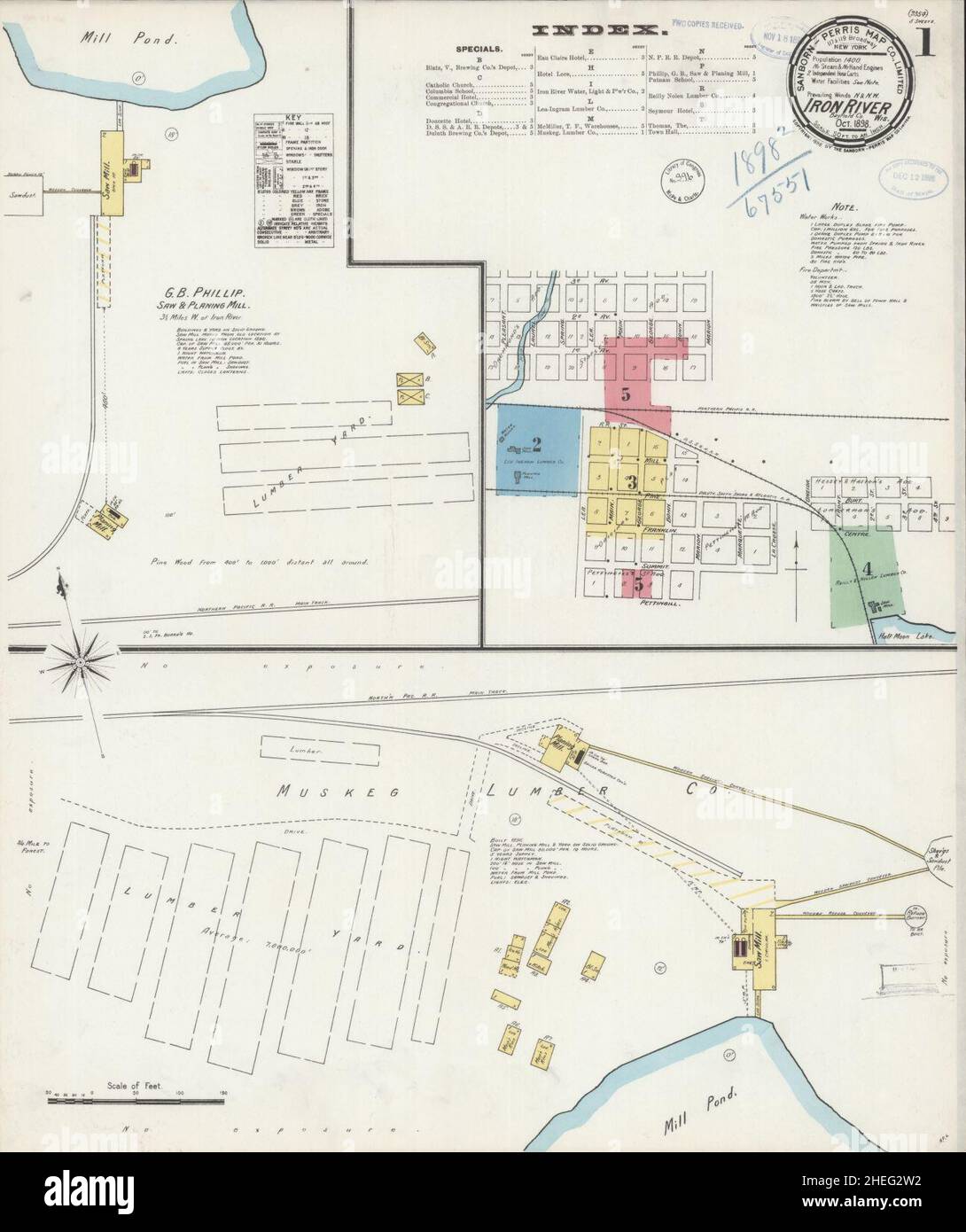 Map of iron river wisconsin hi-res stock photography and images - Alamy