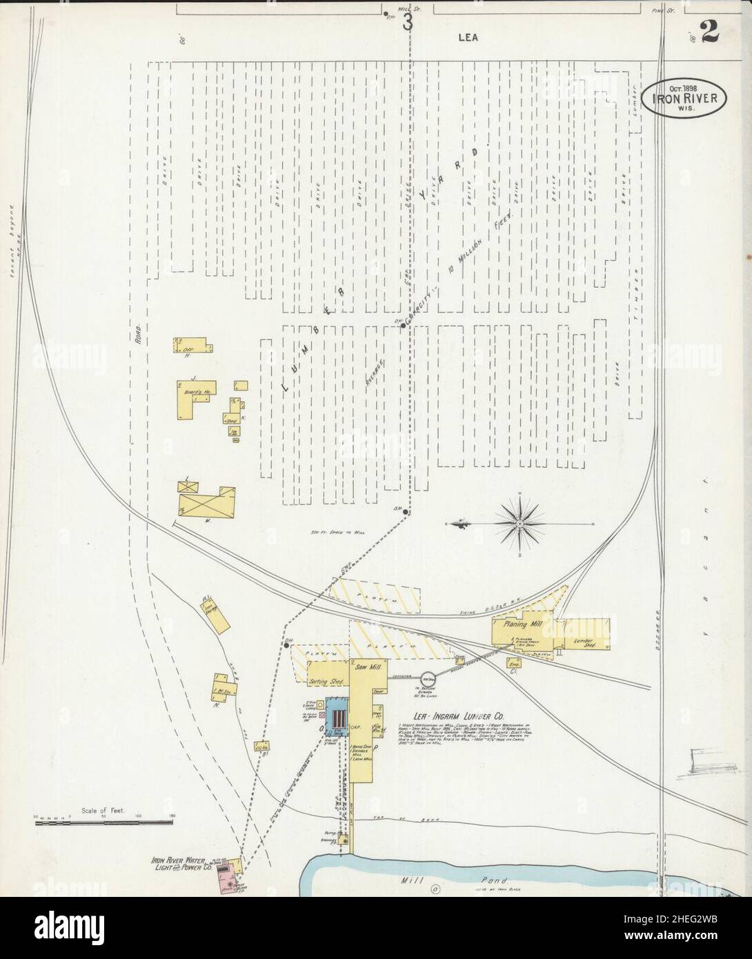 Map of iron river wisconsin hi-res stock photography and images - Alamy