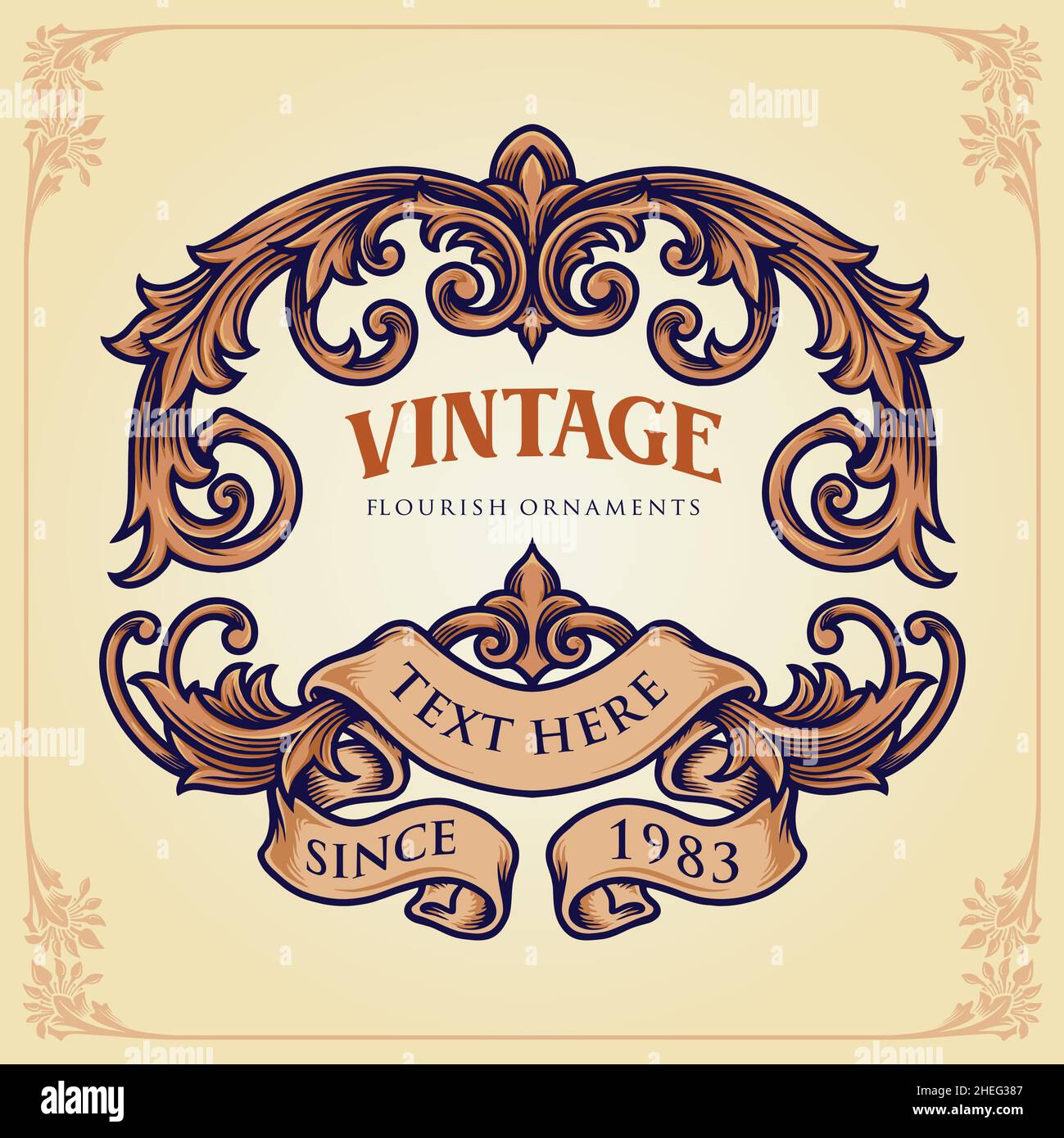 Vignette poster stamp hi-res stock photography and images - Alamy