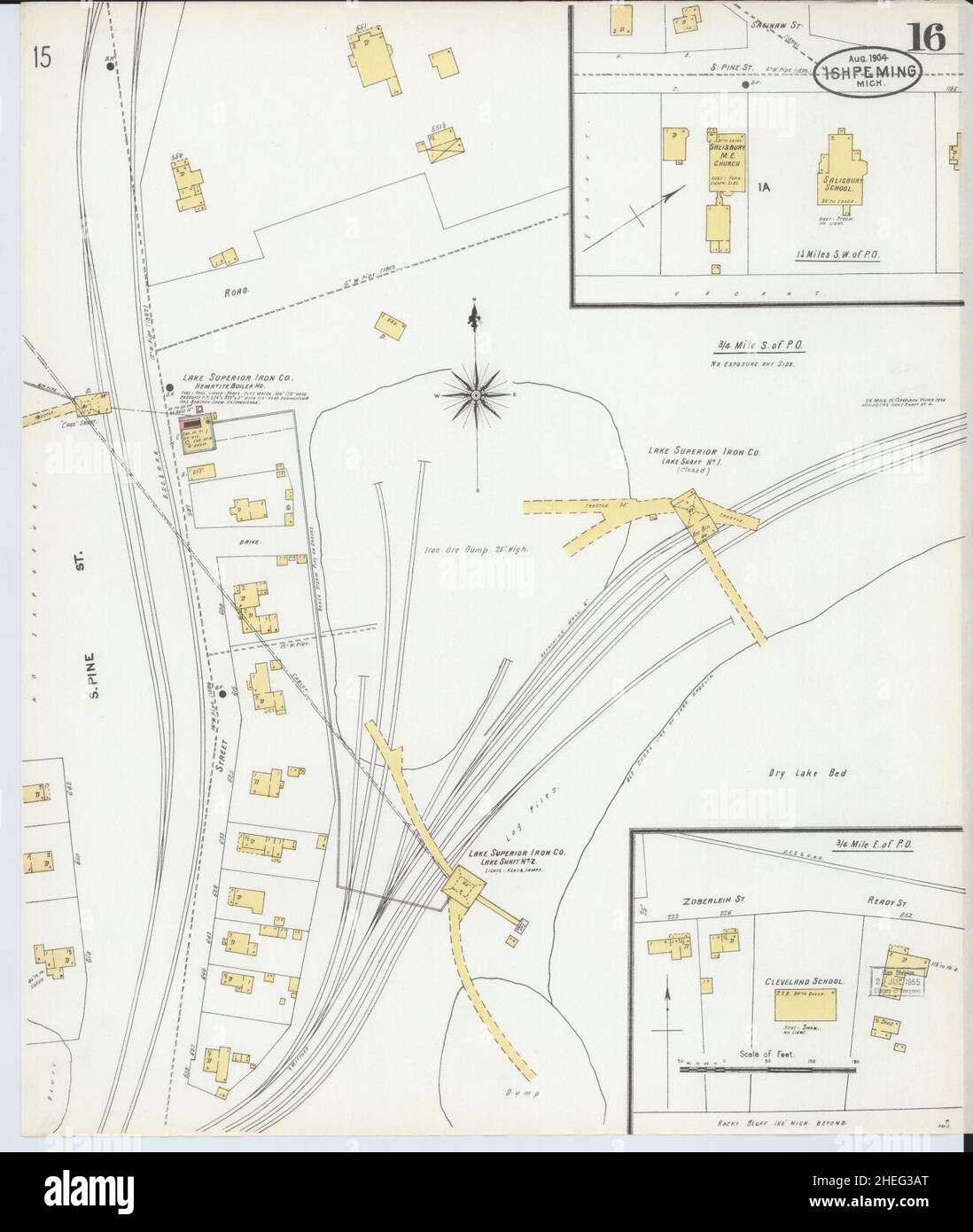 Sanborn Fire Insurance Map from Ishpeming, Manquette County, Michigan ...