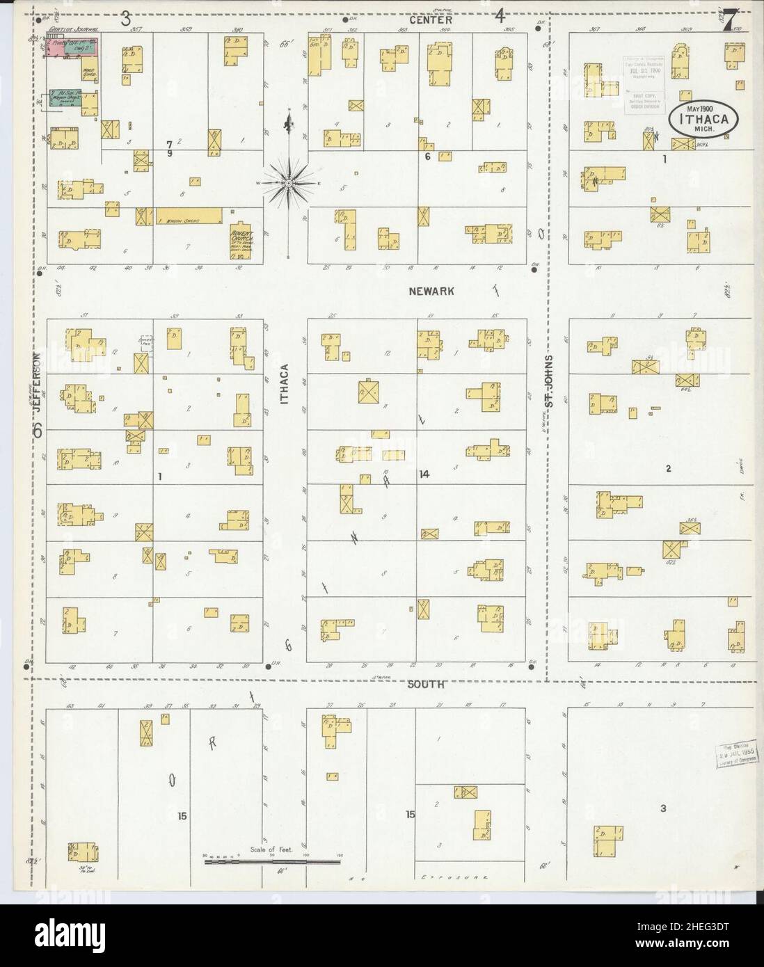 Map of gratiot hi-res stock photography and images - Alamy