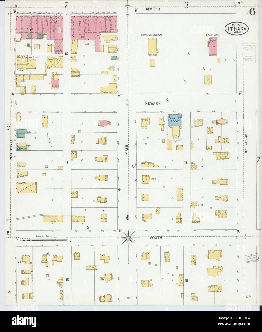 Map of gratiot hi-res stock photography and images - Alamy