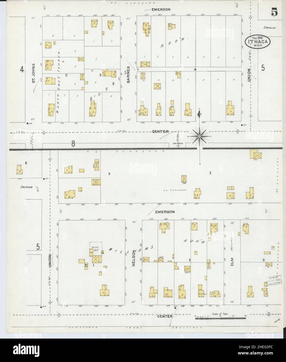 Map of gratiot hi-res stock photography and images - Alamy