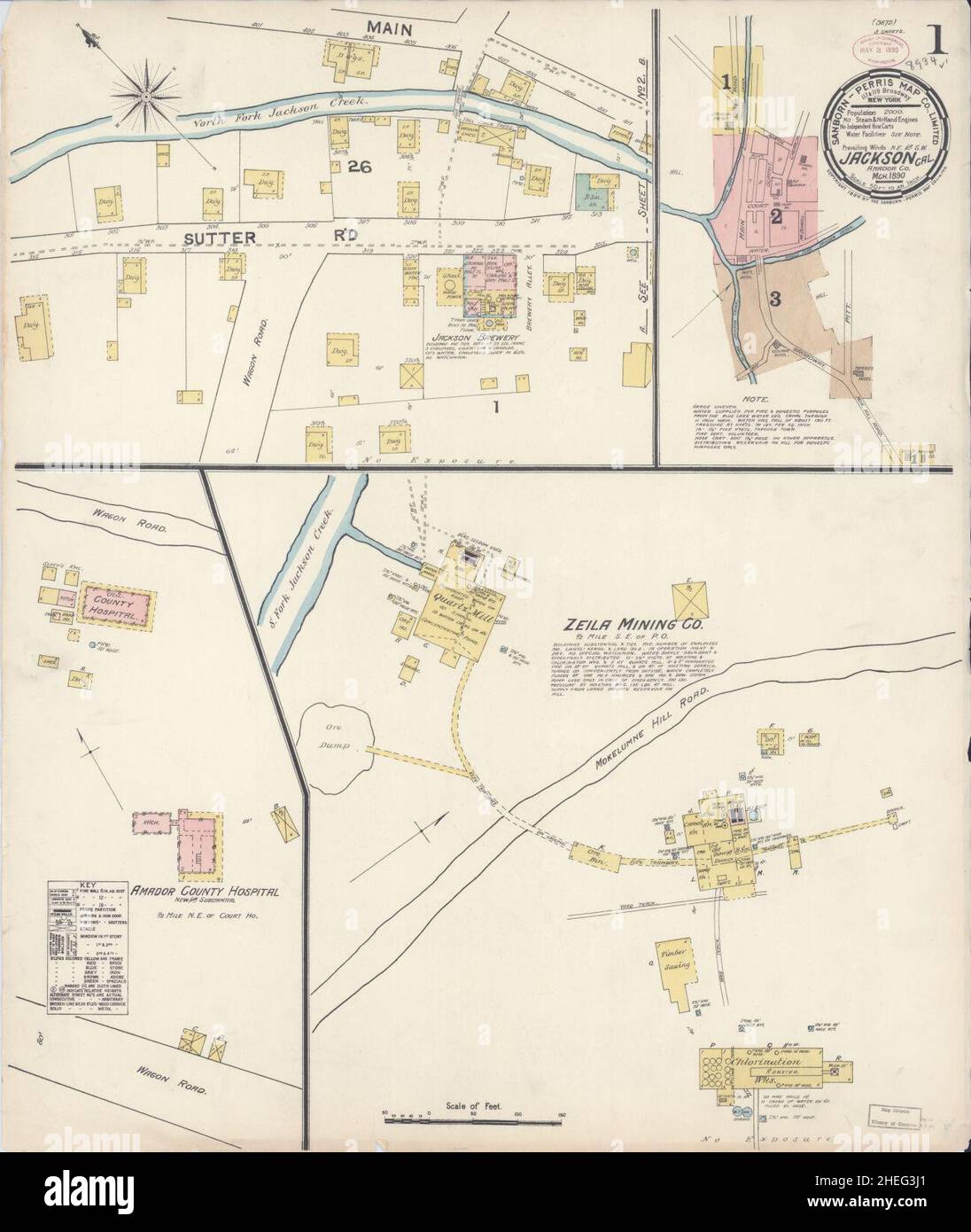 Amador county map hi-res stock photography and images - Alamy