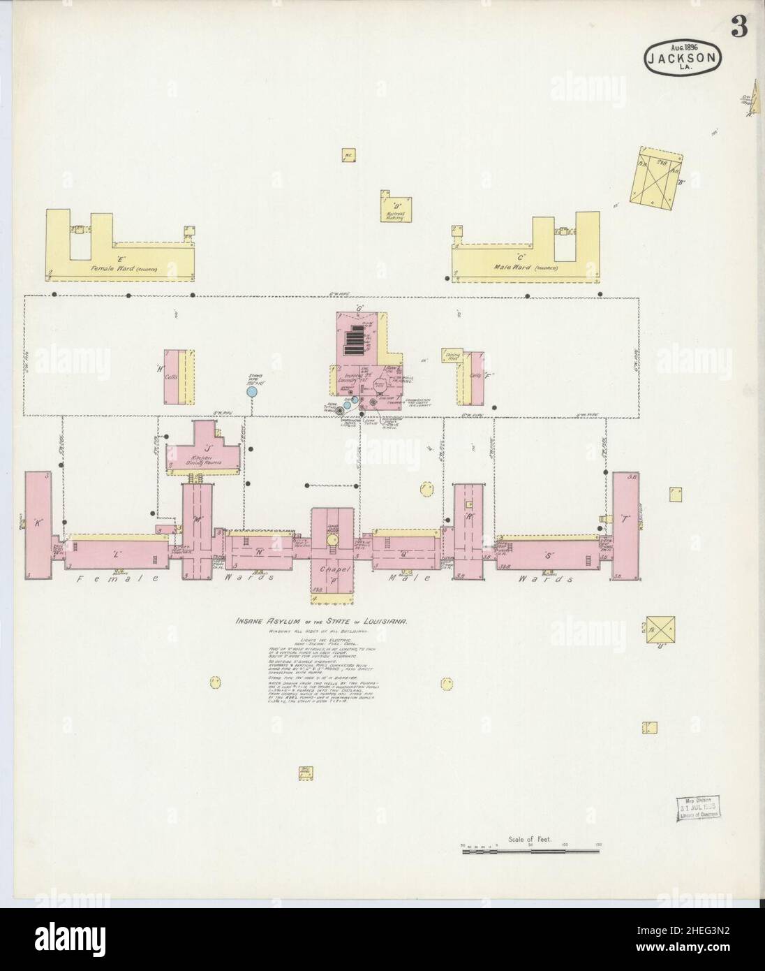 Jackson louisiana map hi-res stock photography and images - Alamy