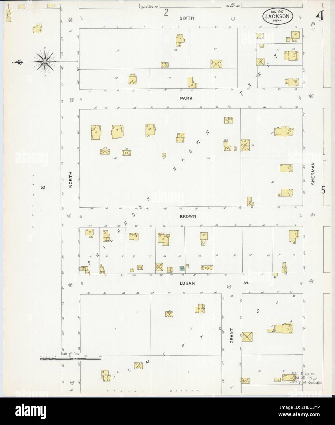 Map of jackson minnesota hi-res stock photography and images - Alamy