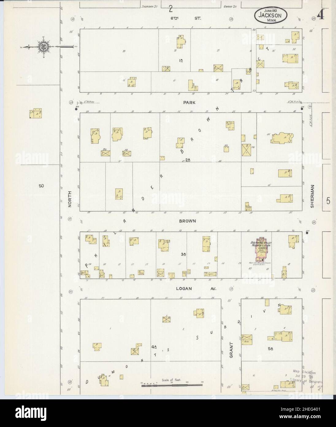 Map of jackson minnesota hi-res stock photography and images - Alamy