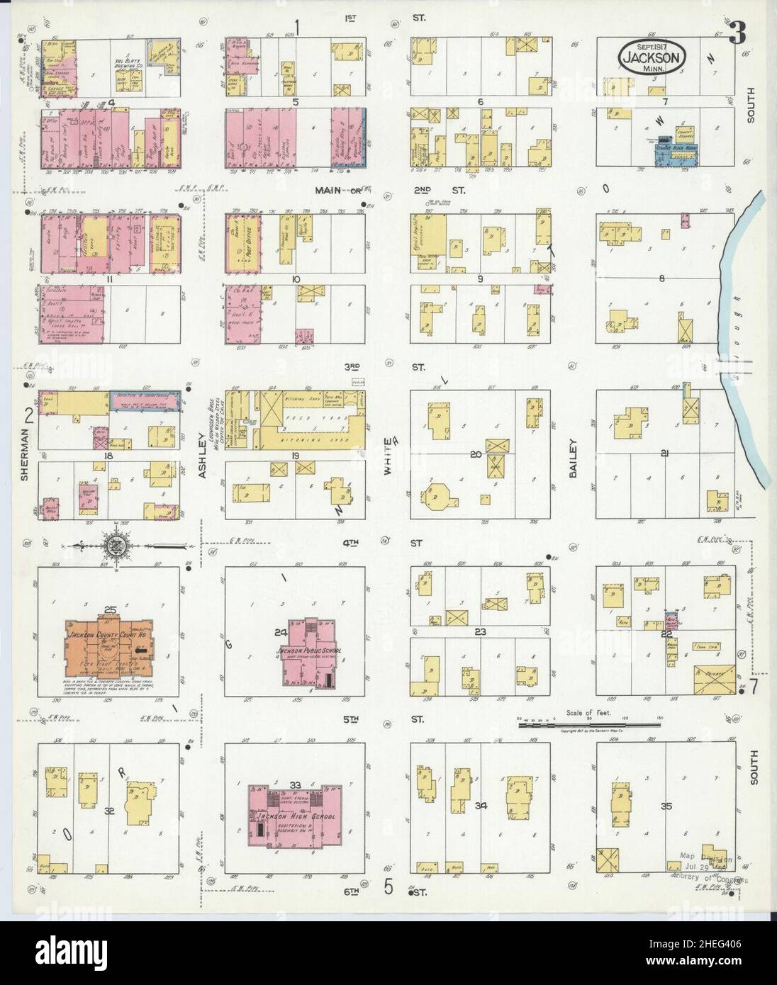 Map of jackson minnesota hi-res stock photography and images - Alamy