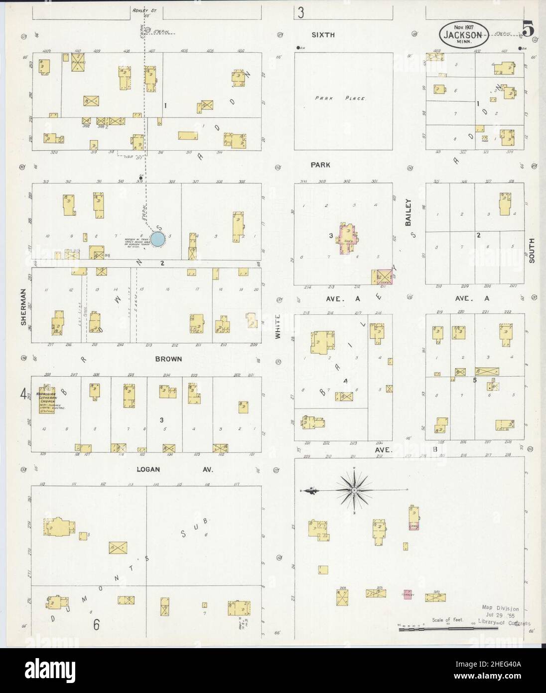 Map of jackson minnesota hi-res stock photography and images - Alamy
