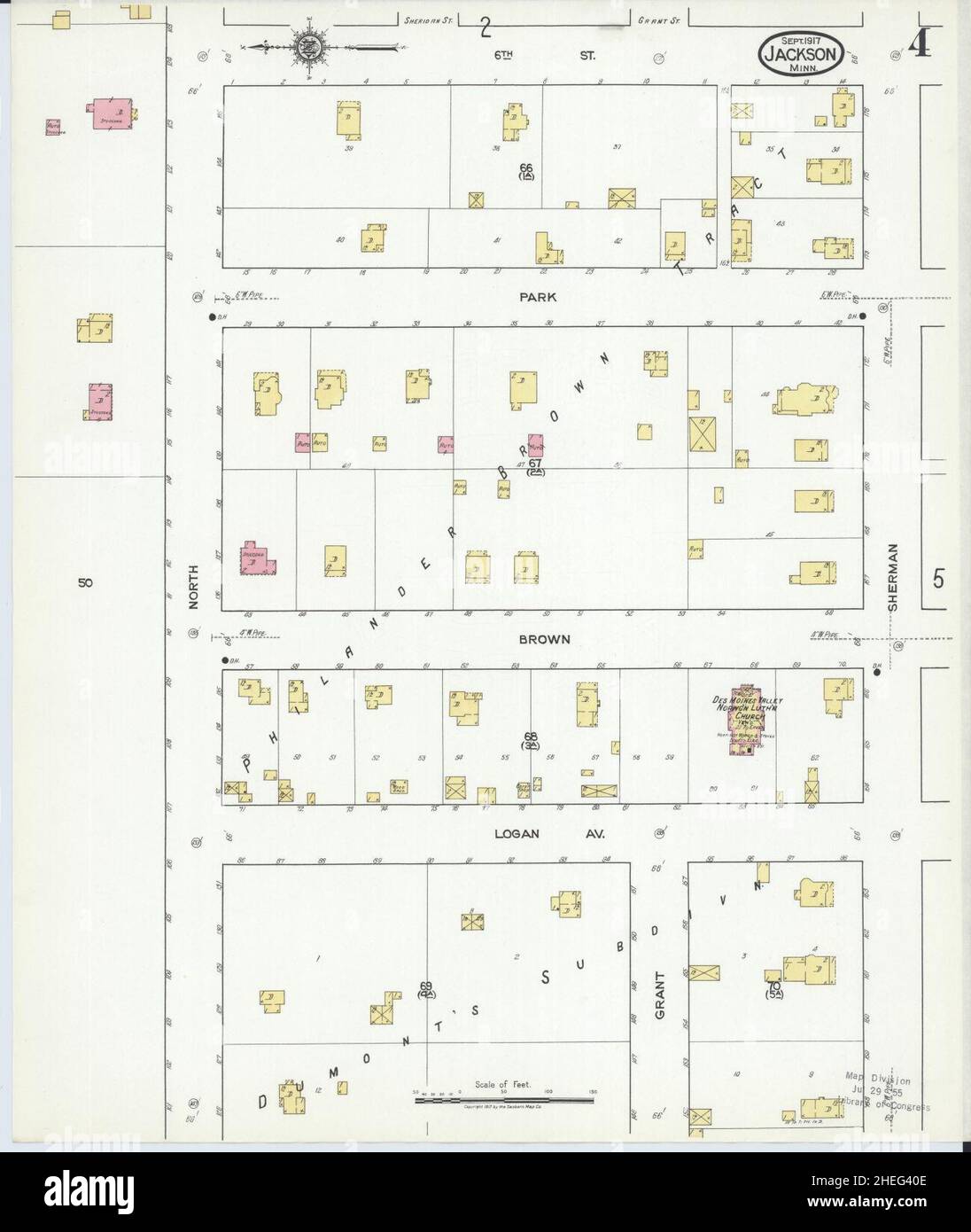 Map of jackson minnesota hi-res stock photography and images - Alamy