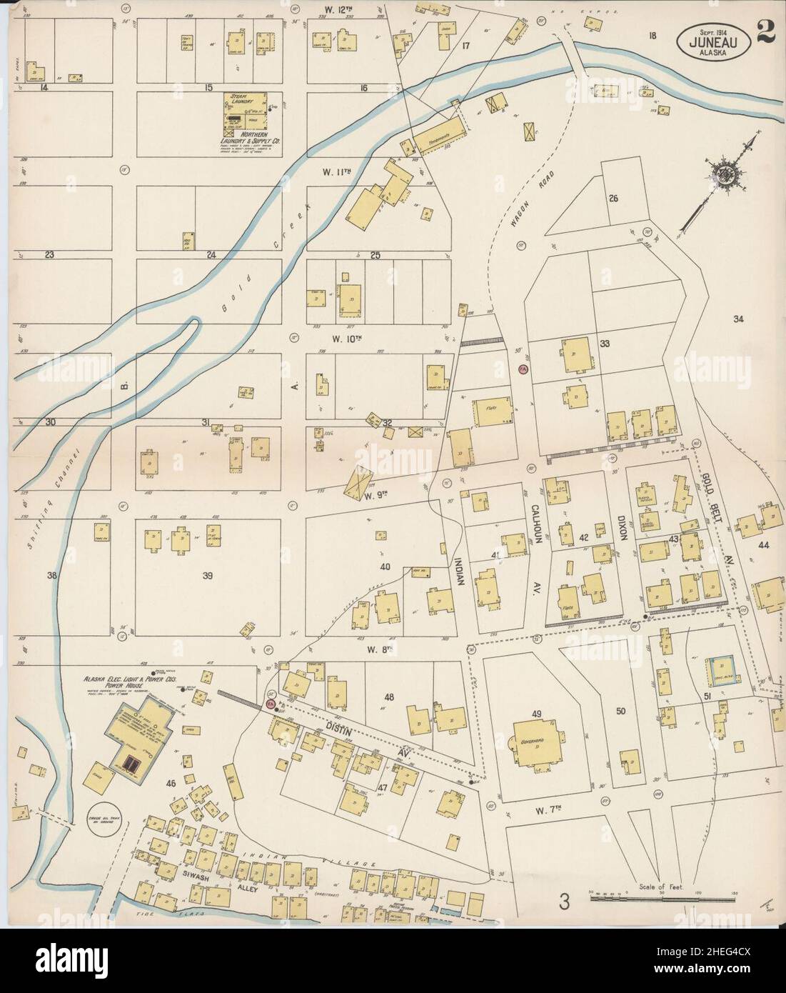 Map of juneau hi-res stock photography and images - Alamy