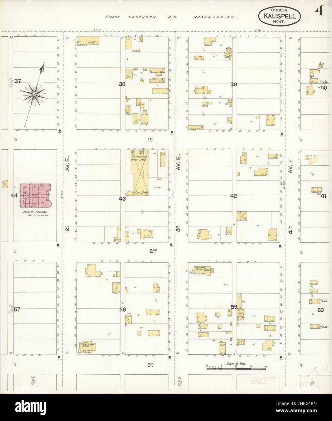 Kalispell montana map hi-res stock photography and images - Alamy