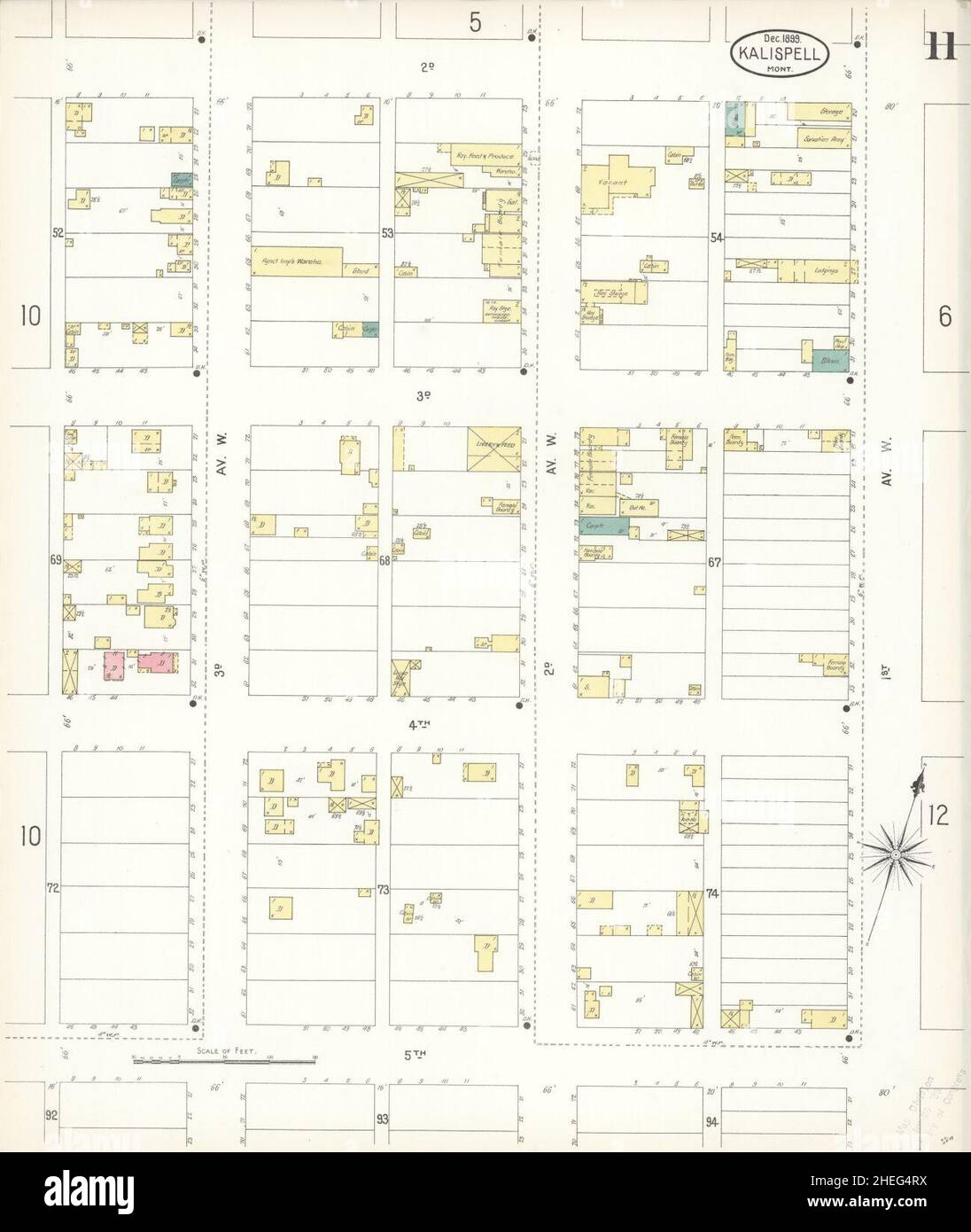 Kalispell montana map hi-res stock photography and images - Alamy