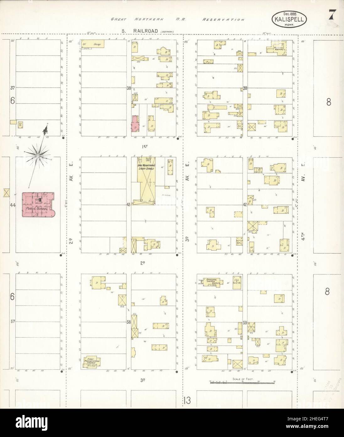 Kalispell montana map hi-res stock photography and images - Alamy