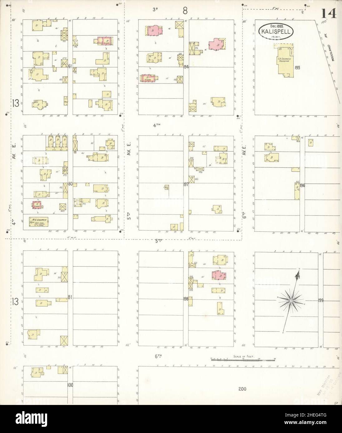 Kalispell montana map hi-res stock photography and images - Alamy