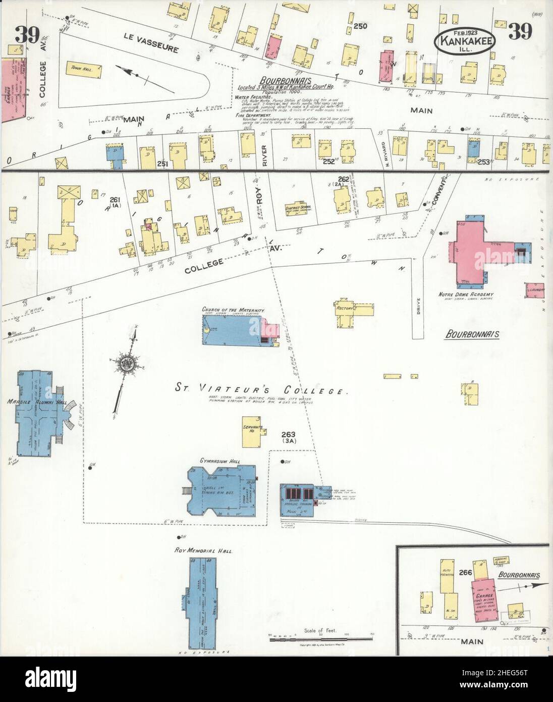 Kankakee map hi-res stock photography and images - Alamy