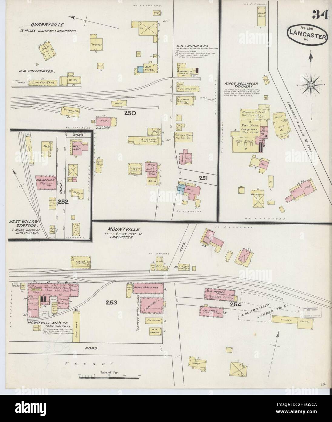 Sanborn Fire Insurance Map from Lancaster, Lancaster County ...