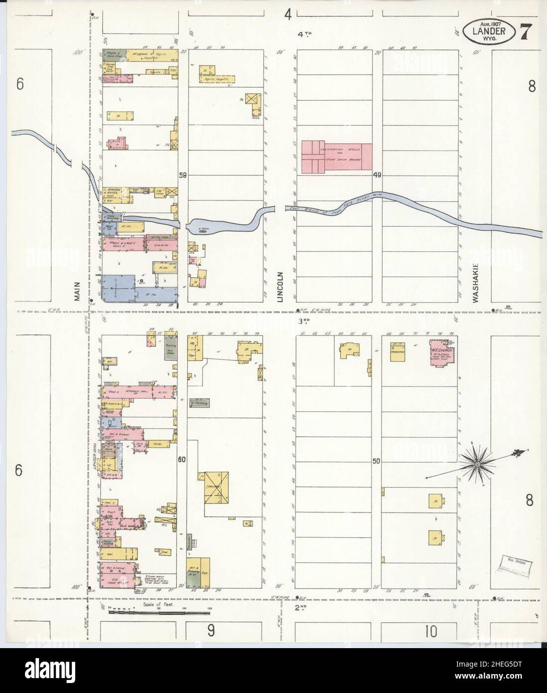 Lander county map hi-res stock photography and images - Alamy