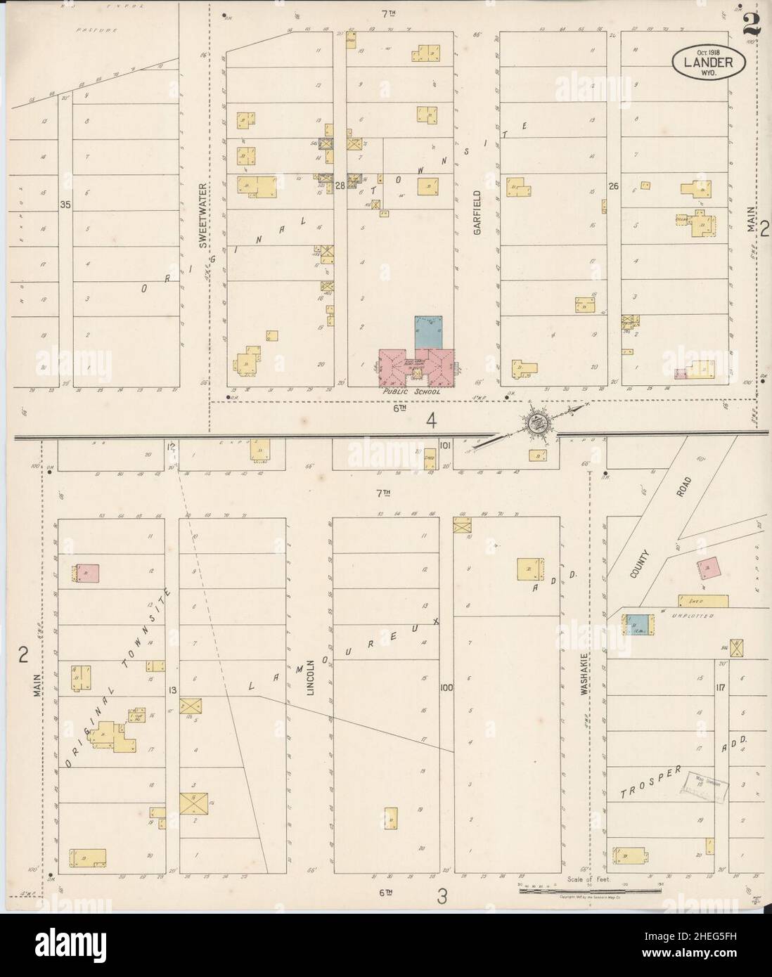 Lander county map hi-res stock photography and images - Alamy