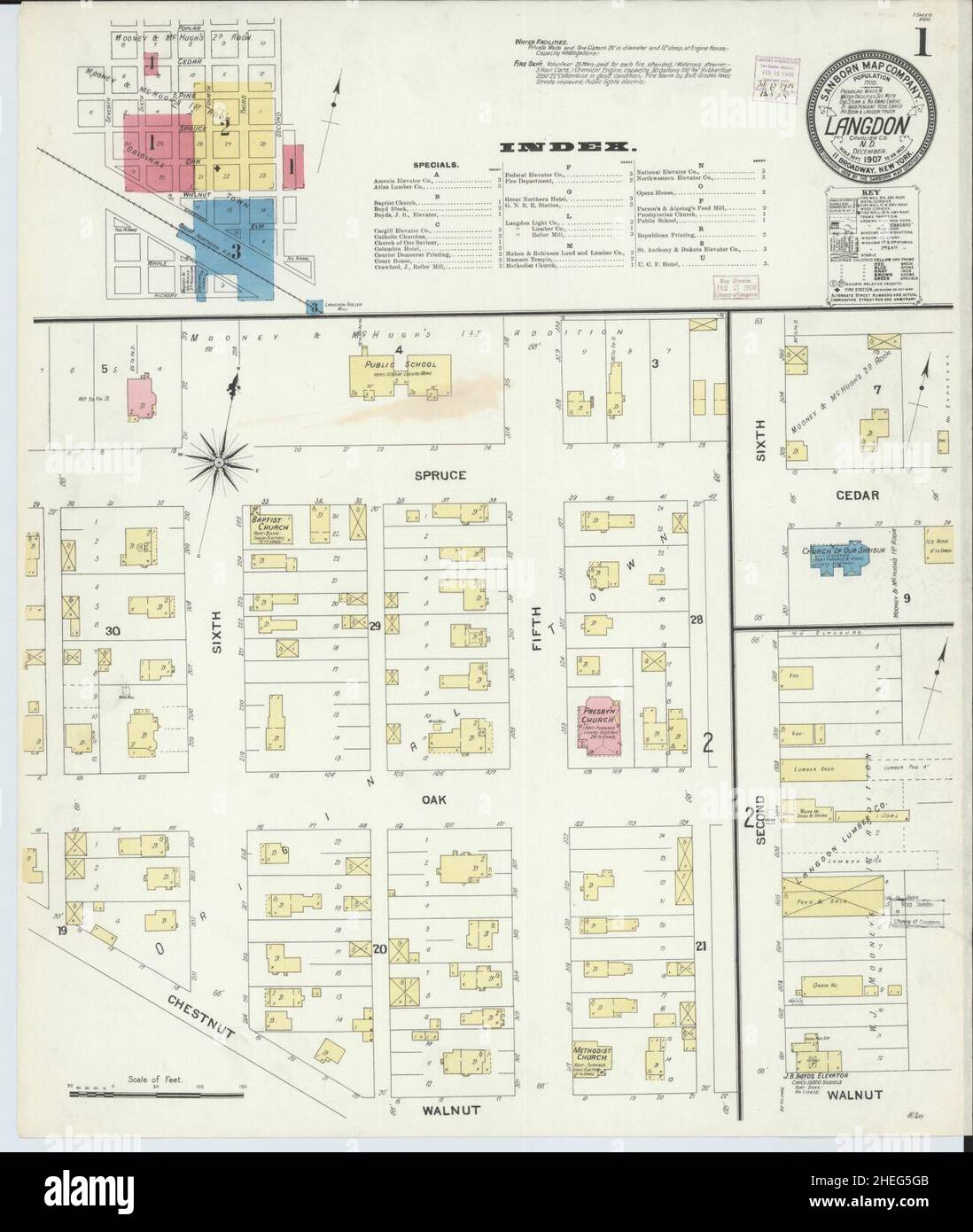 Map of langdon north dakota hi-res stock photography and images - Alamy