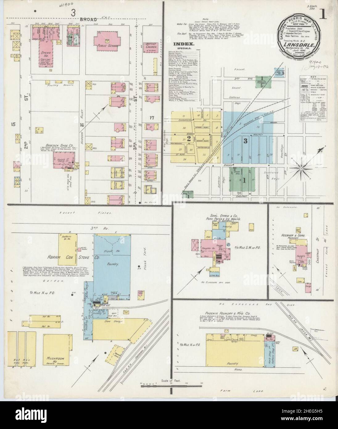 Map of lansdale hi-res stock photography and images - Alamy