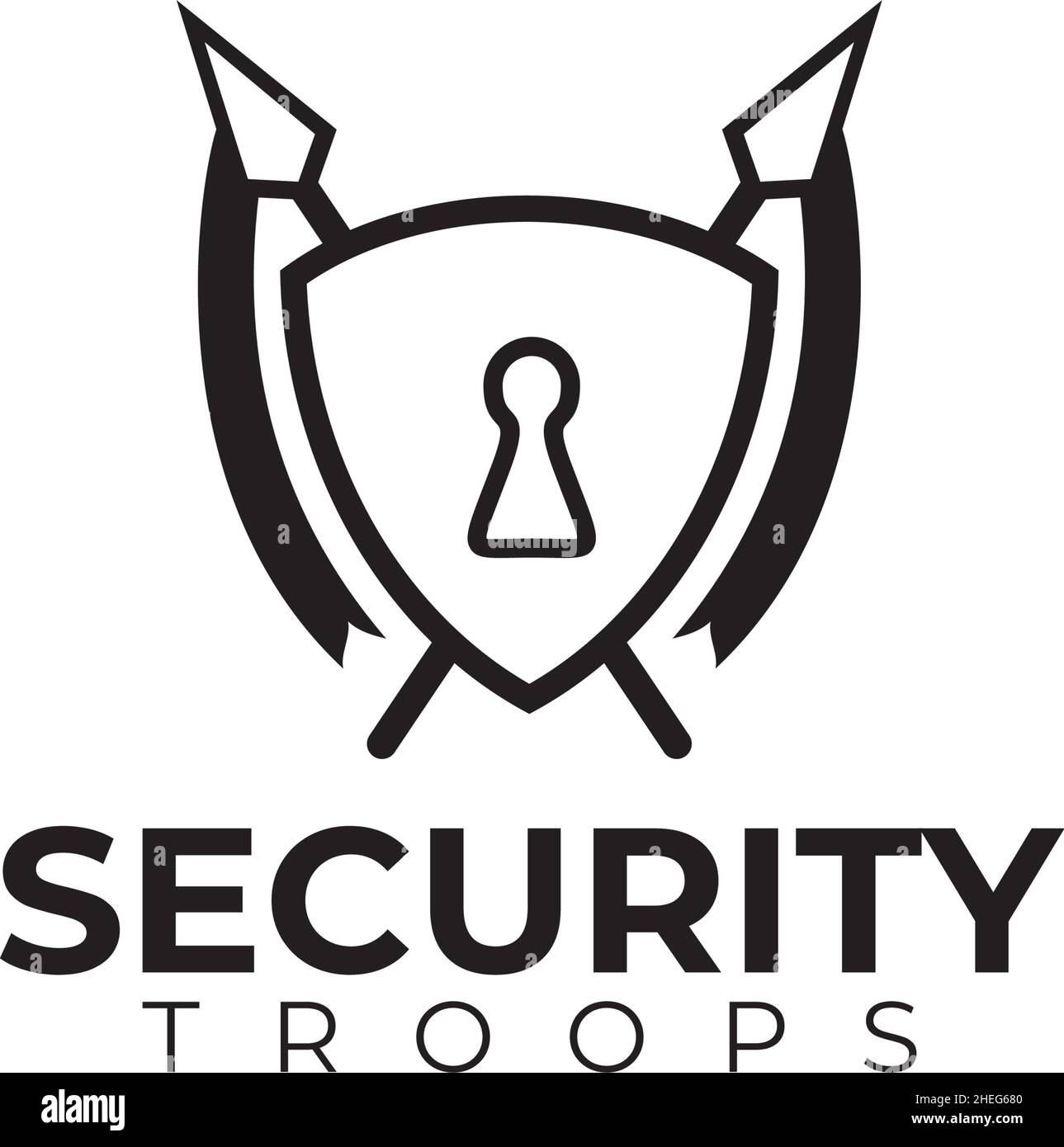 Military security system Stock Vector Images - Alamy
