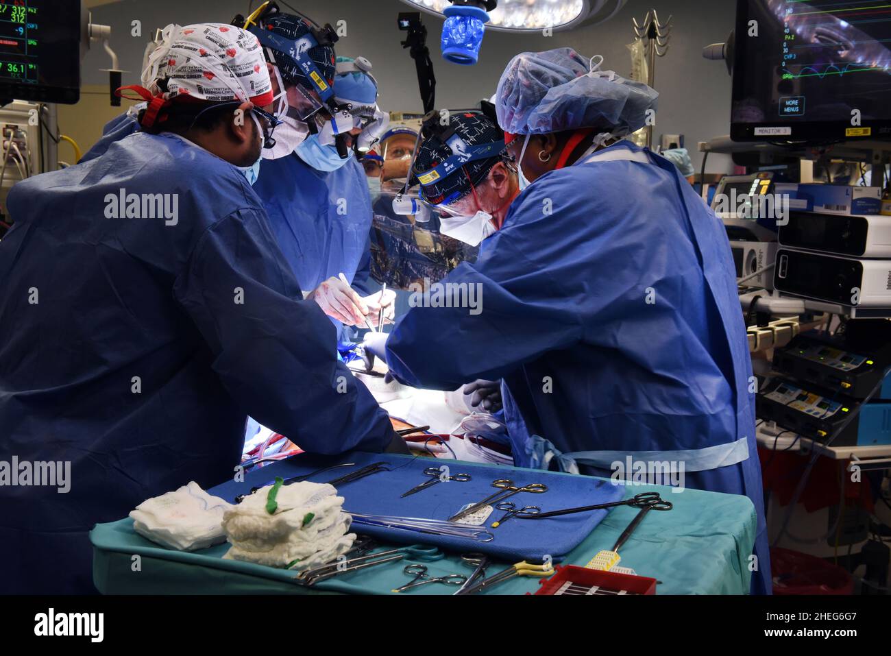 Baltimore, Maryland, USA. 10th Jan, 2022. Patient Dave Bennett has ...