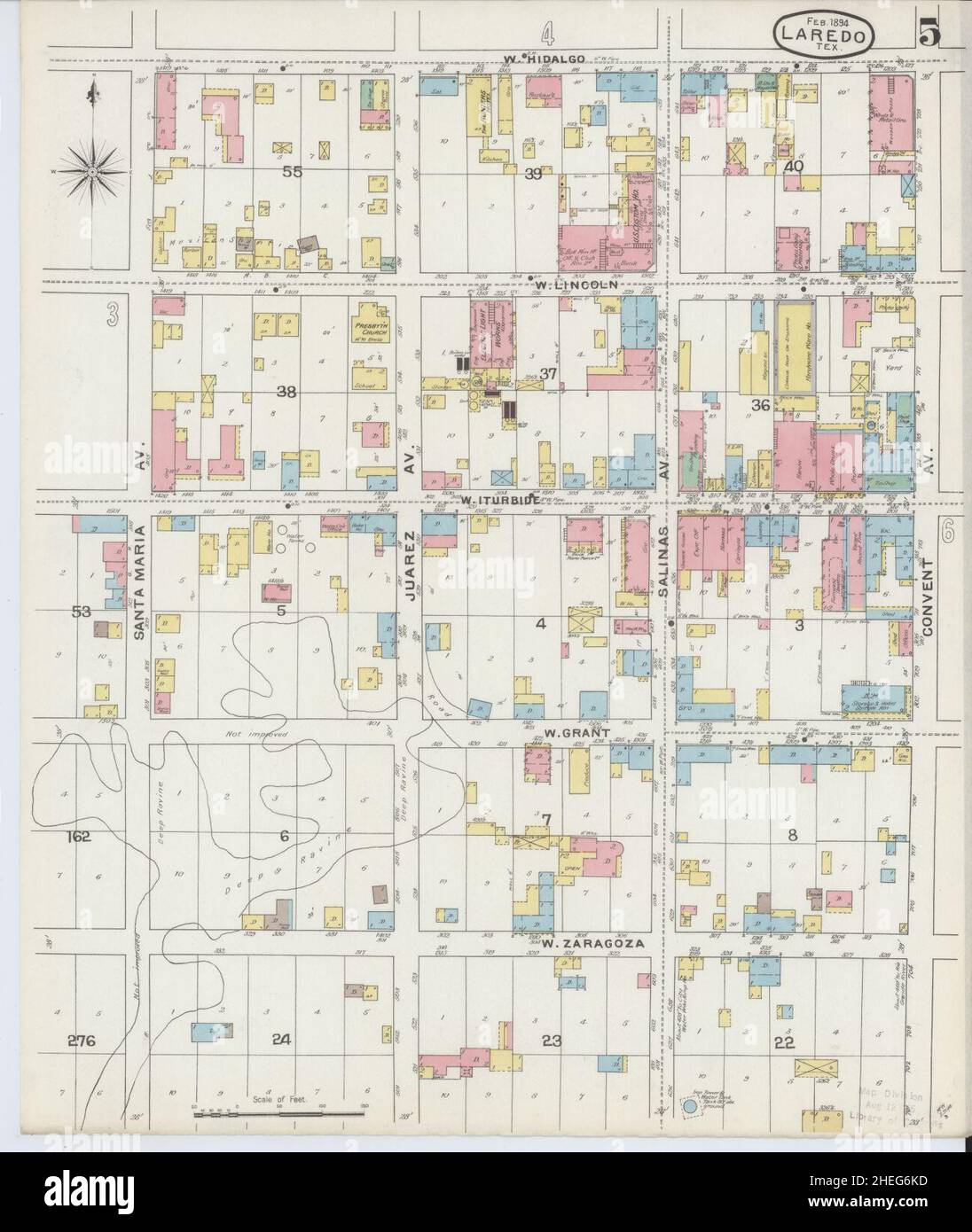 Map of laredo texas hi-res stock photography and images - Alamy