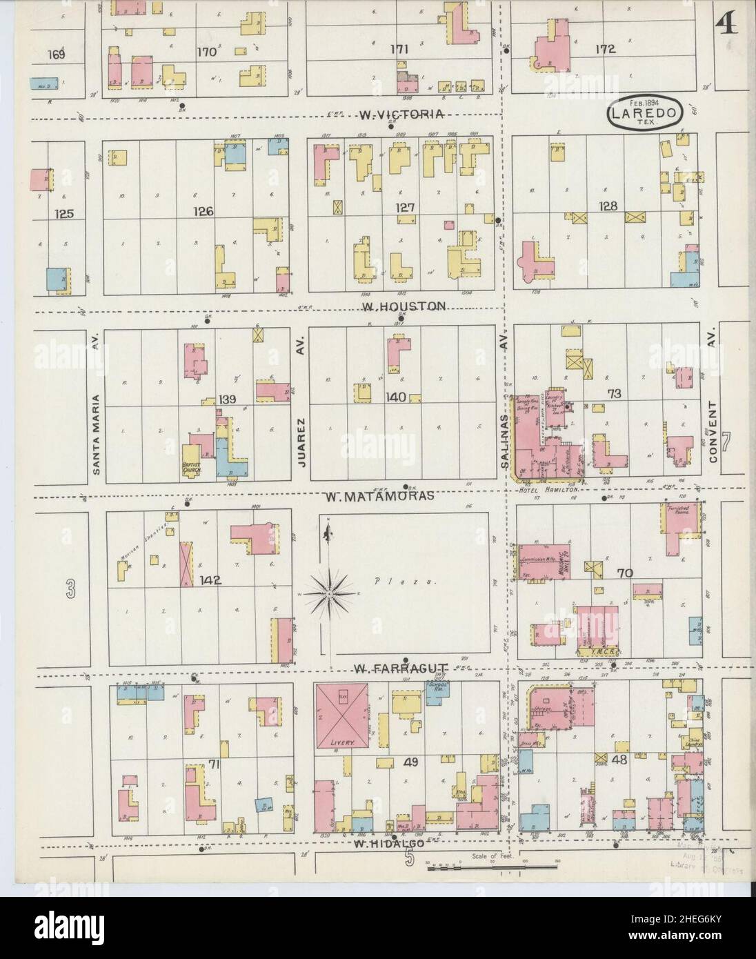 Map of laredo texas hi-res stock photography and images - Alamy