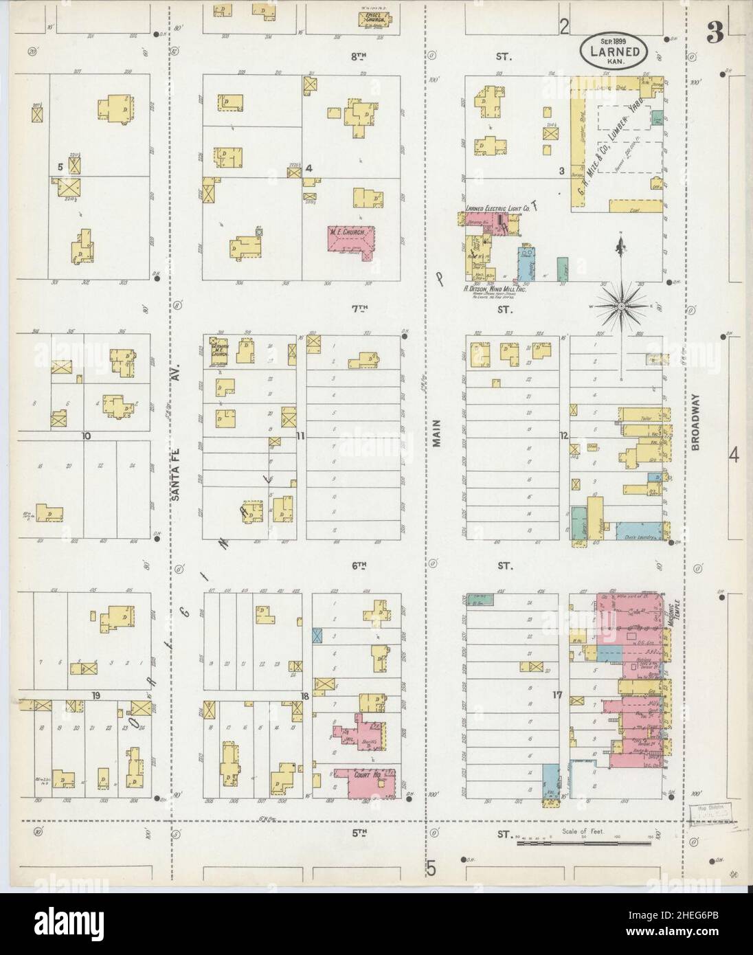 Larned kansas map hi-res stock photography and images - Alamy
