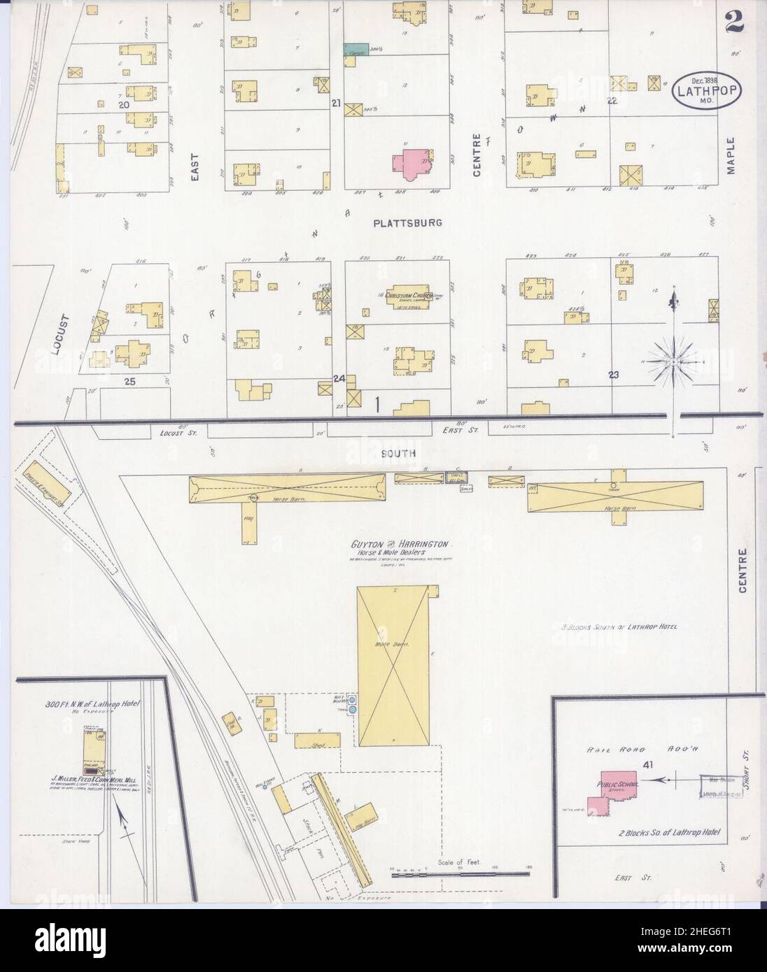 Map of clinton missouri hi-res stock photography and images - Alamy