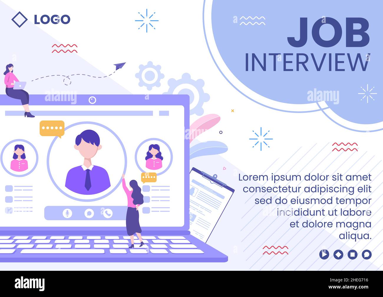 Job Interview Meeting and Candidate of Employment or Hiring Post ...