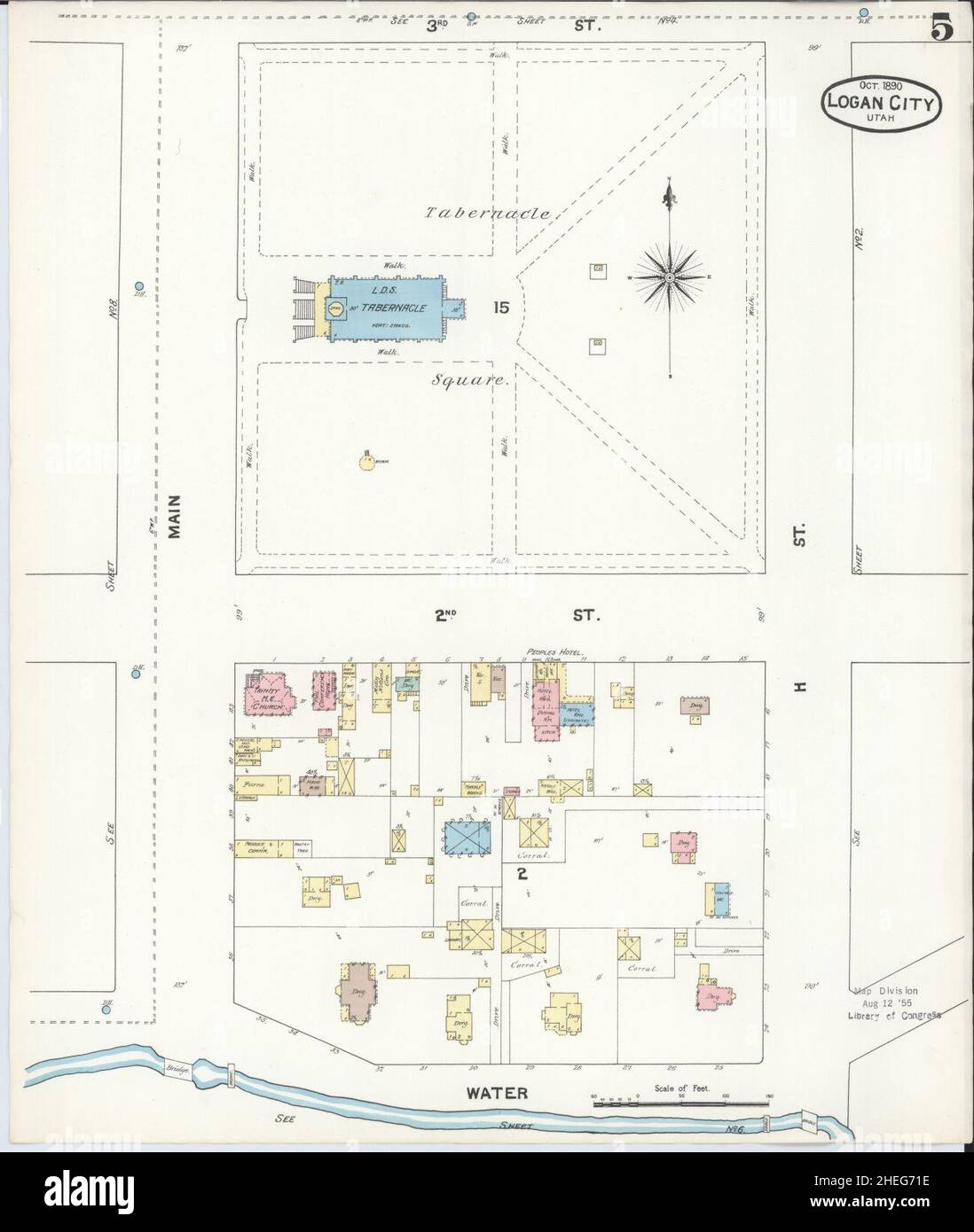 Cache county map hi-res stock photography and images - Alamy