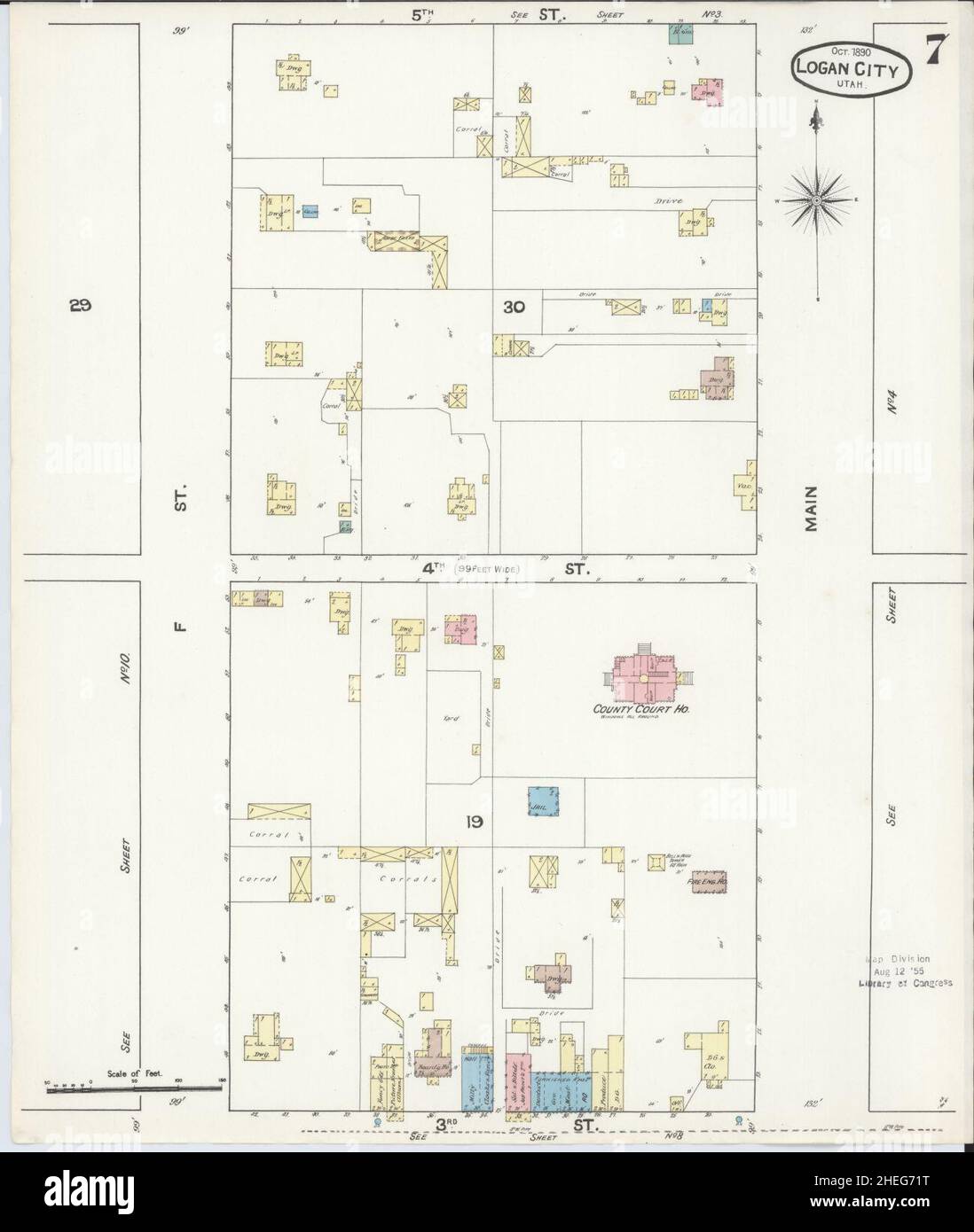Cache county map hi-res stock photography and images - Alamy