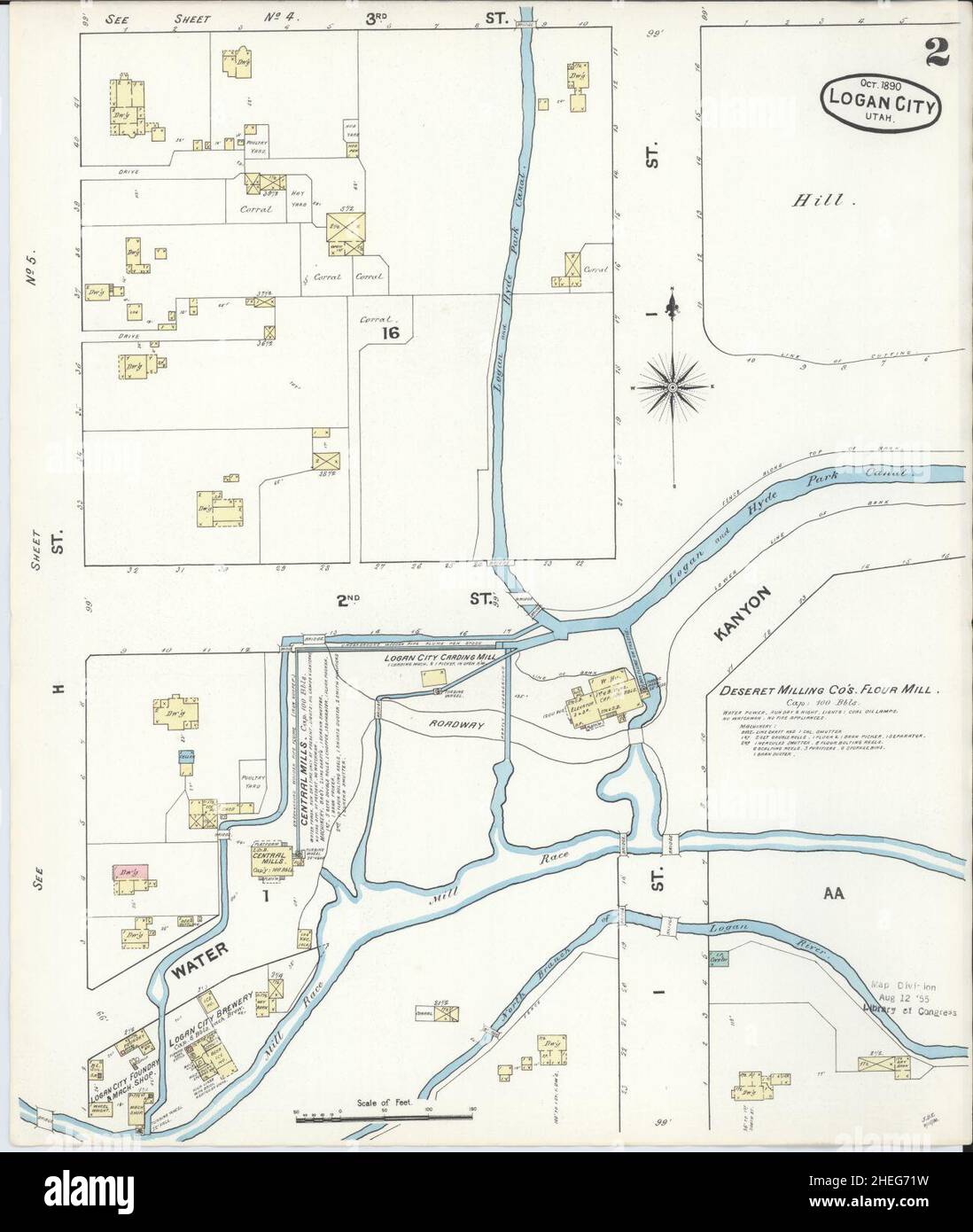 Cache county map hi-res stock photography and images - Alamy