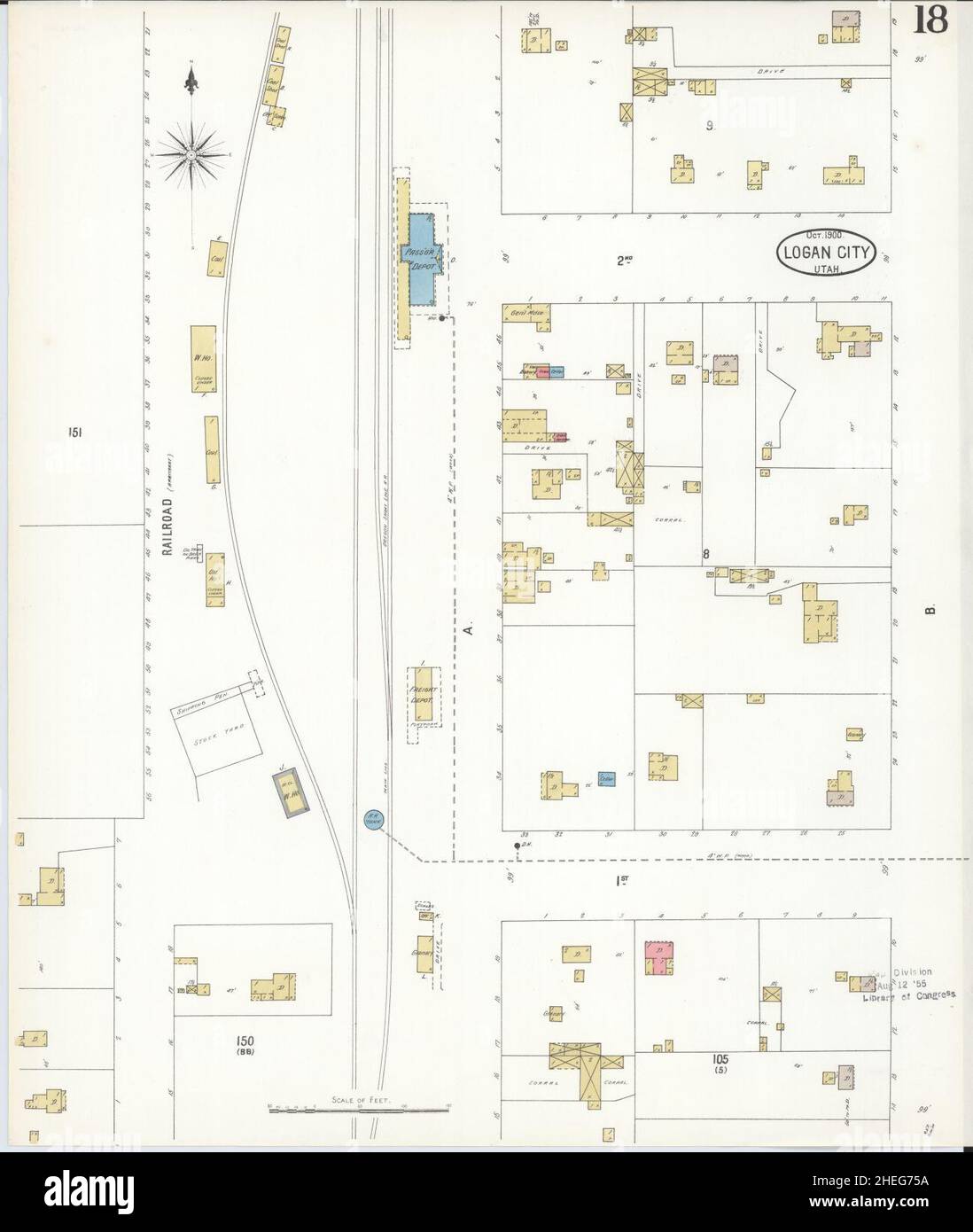 Cache county map hi-res stock photography and images - Alamy