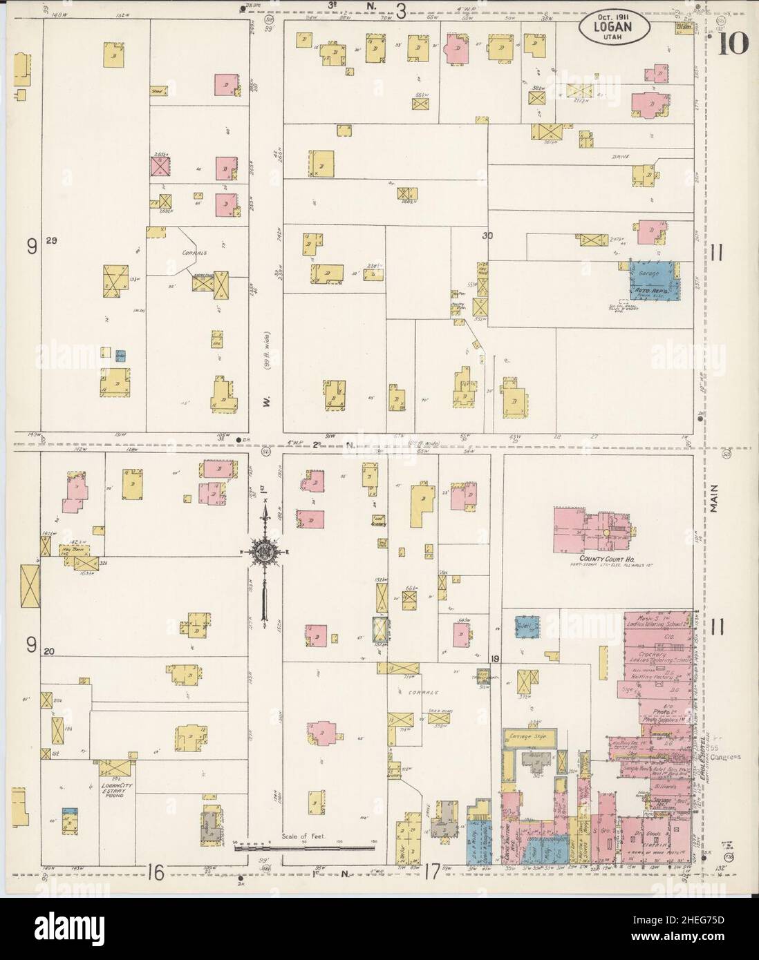 Cache county map hi-res stock photography and images - Alamy