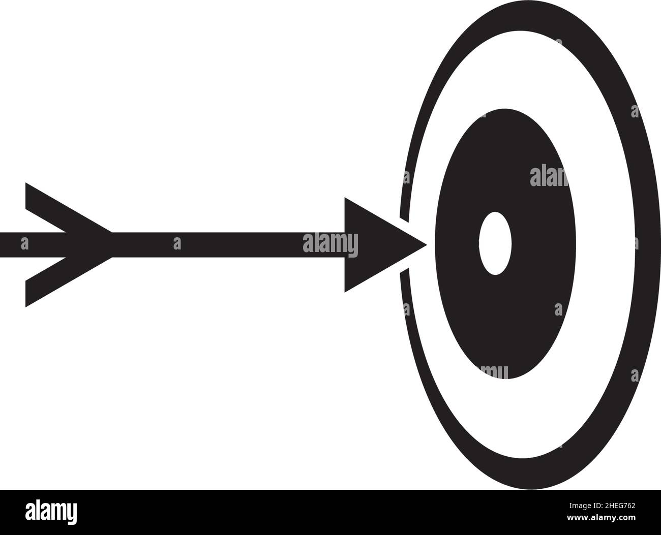 Target arrow vector logo design template Stock Vector Image & Art - Alamy