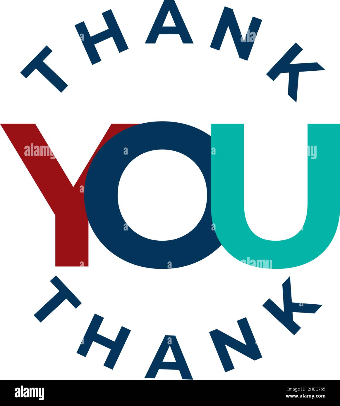 Thank you logo design hi-res stock photography and images - Alamy
