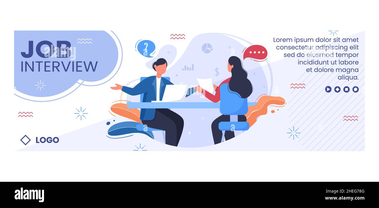 Job Interview Meeting and Candidate of Employment or Hiring Cover ...