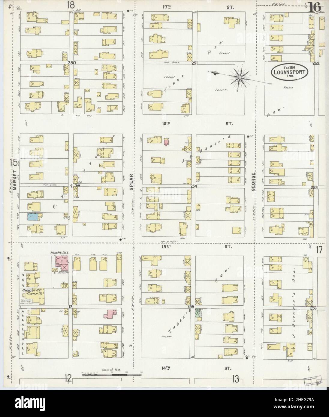 Map of logansport hi-res stock photography and images - Alamy