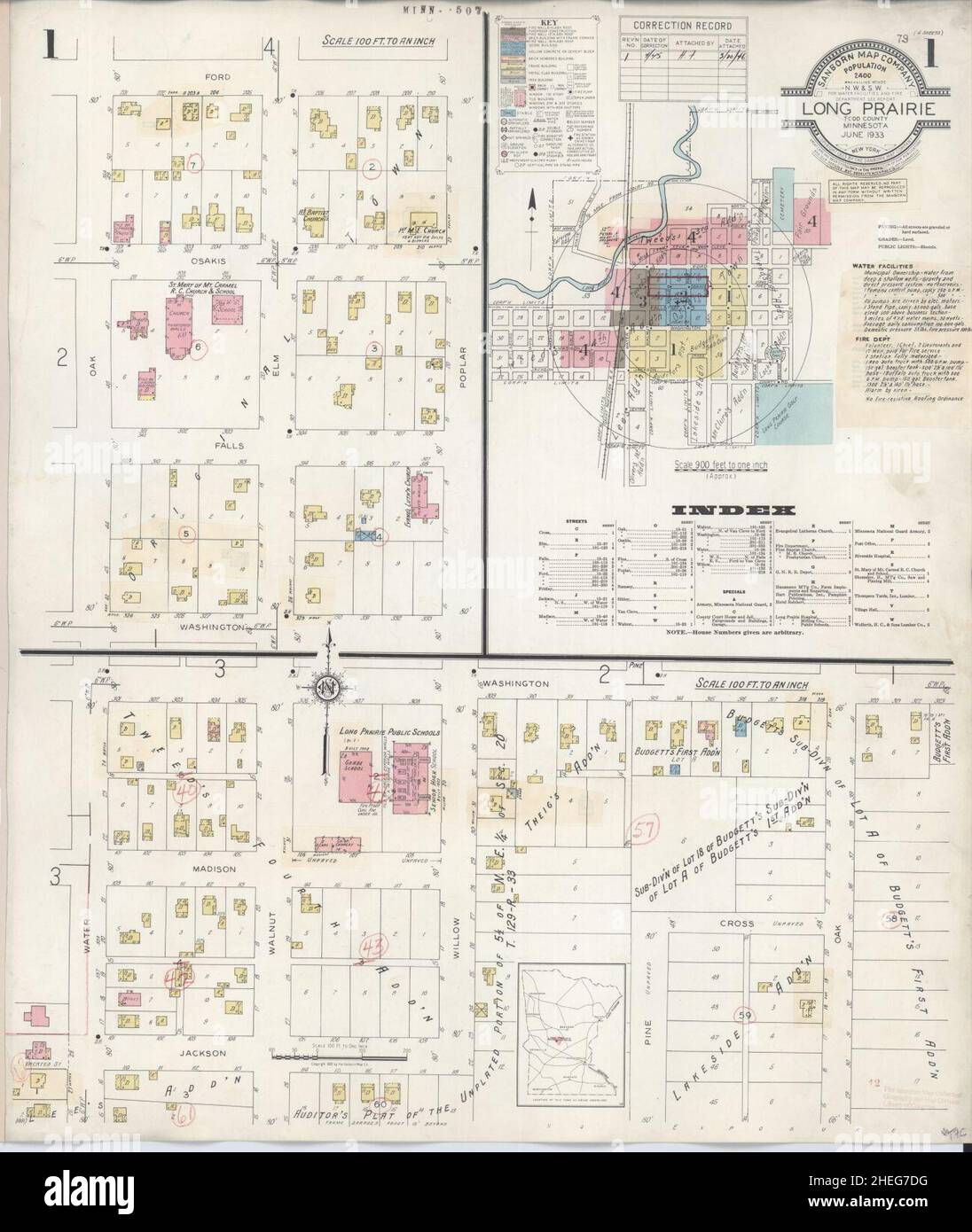 Long prairie minnesota map hi-res stock photography and images - Alamy